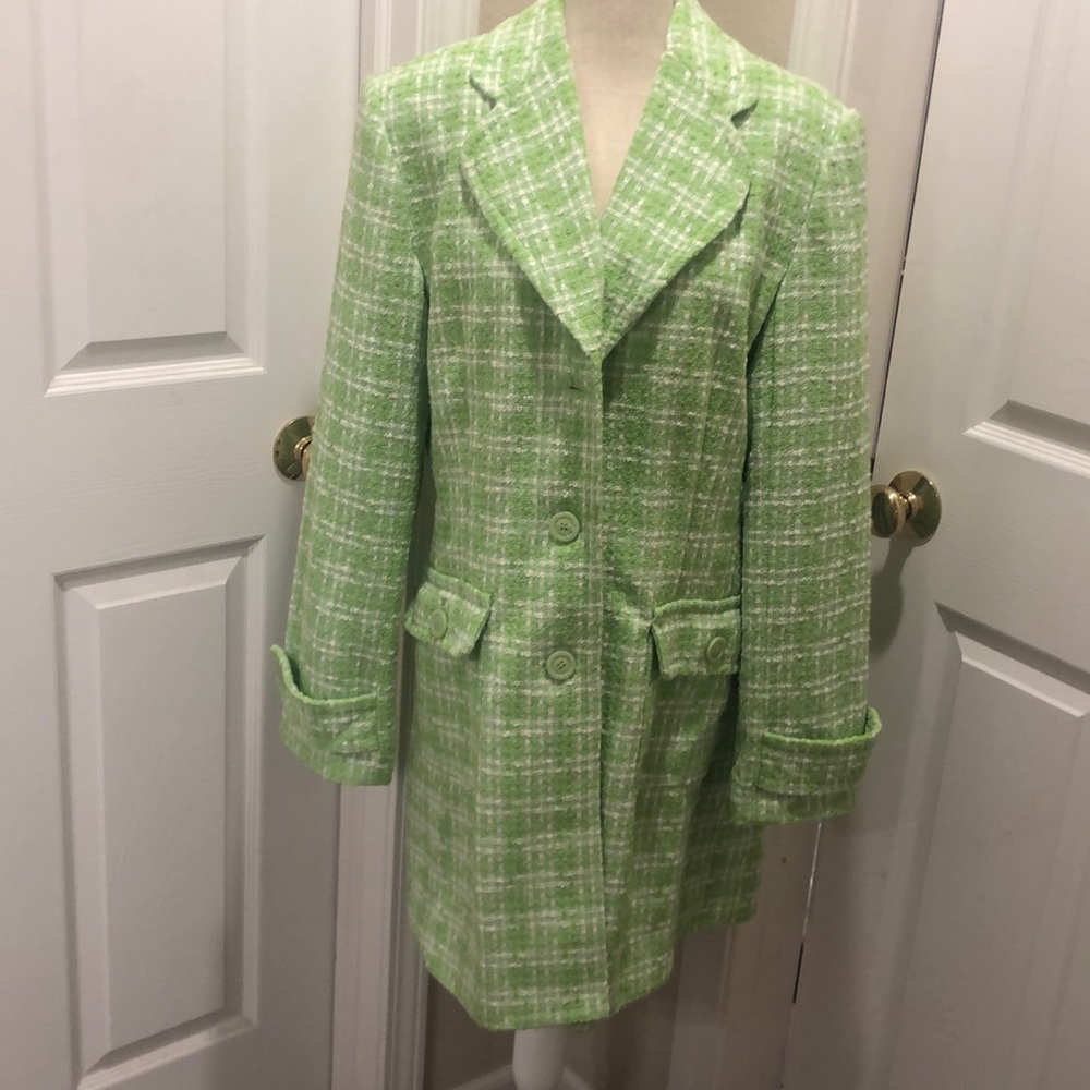 Long Tweed Jacket - Gem